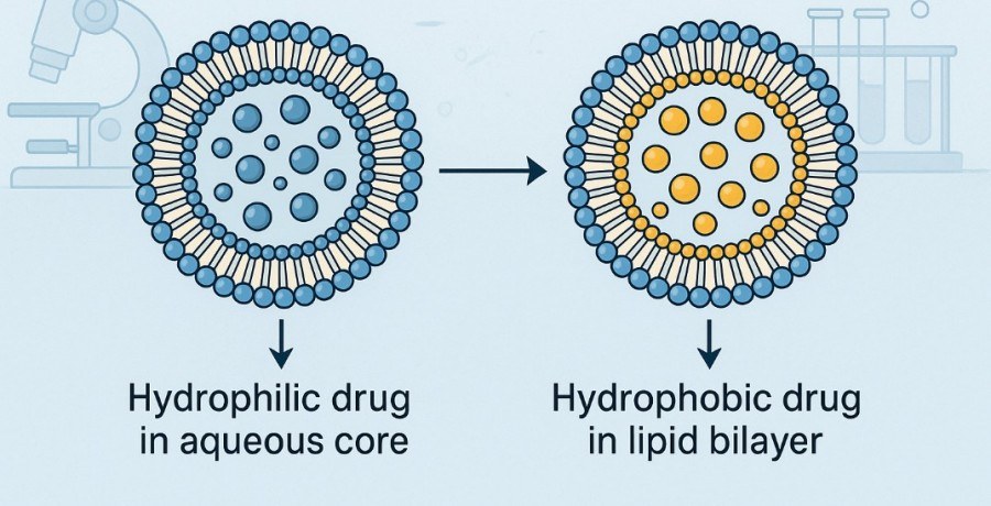 Hydrophilic vs Hydrophobic Drugs: How to Encapsulate in Liposomes ...